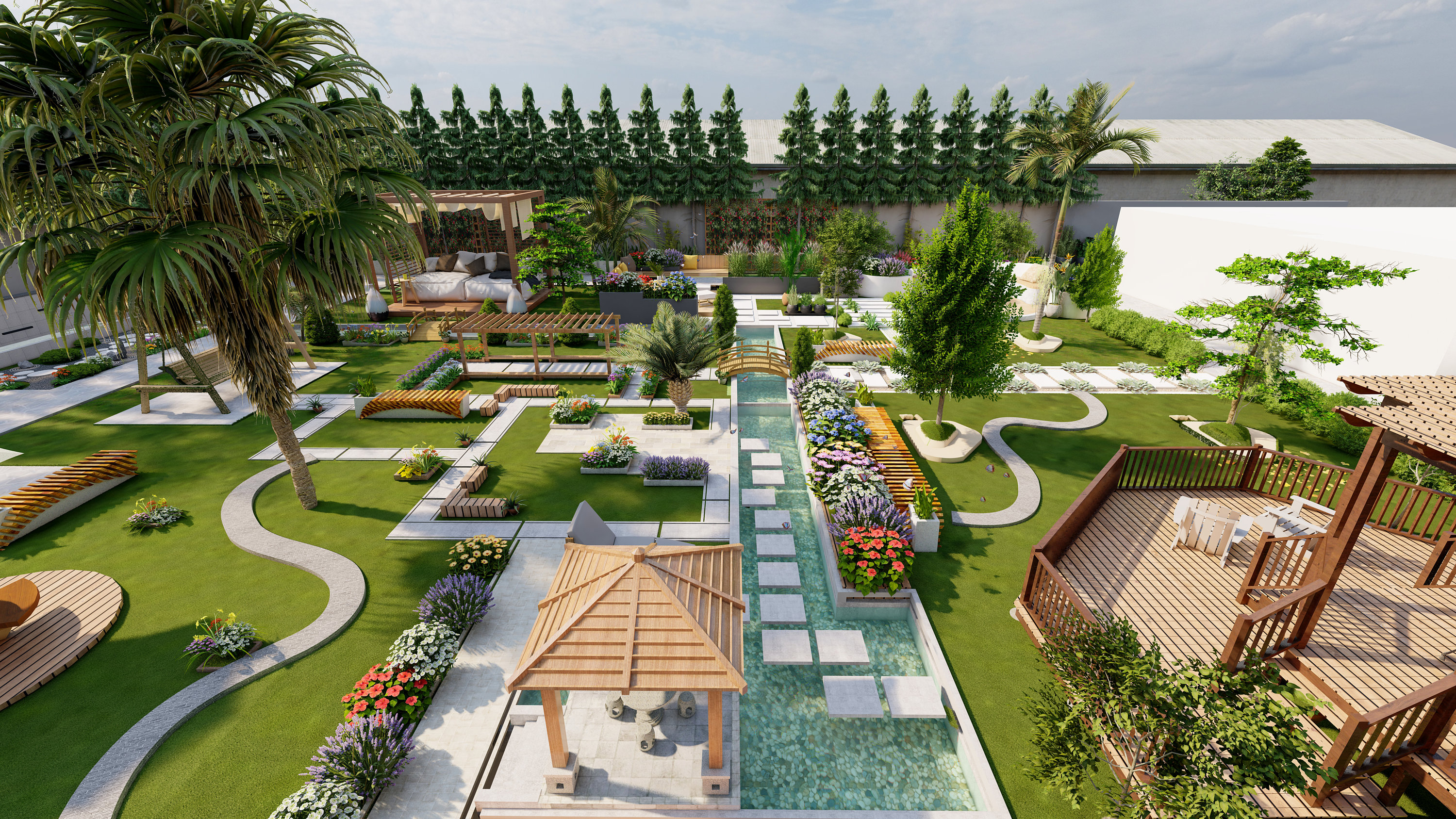 Landscape Architecture, Landscape Design Plan for Residential Backyard ...