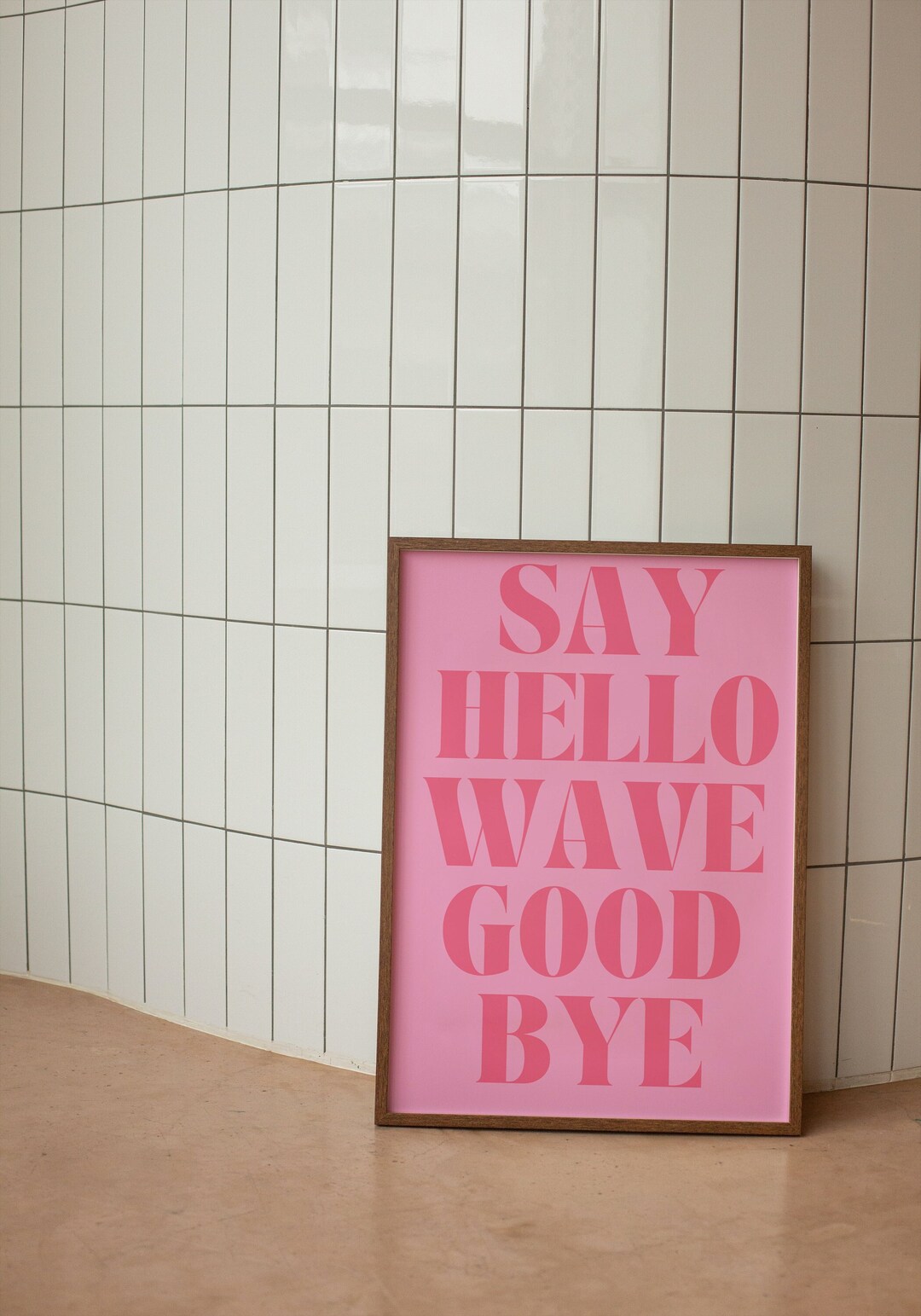 SOFT CELL Say Hello Wave Goodbye A4 Wall Print Lyric Art - Etsy
