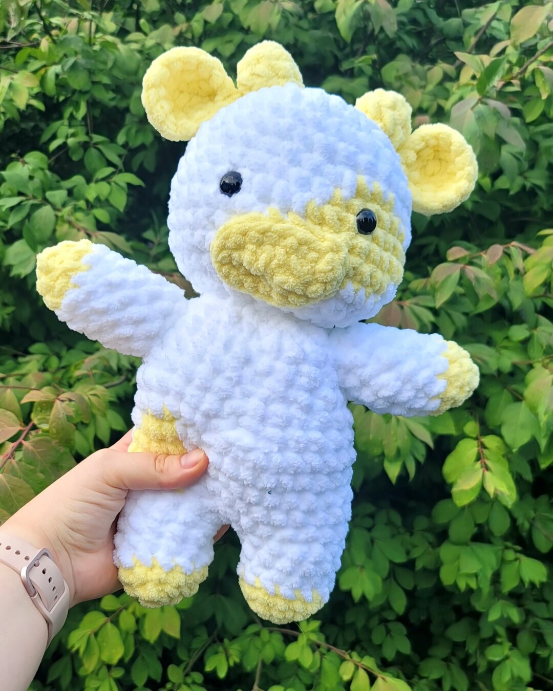 Homemade Crochet Cow Plush | Cute Cow Plush Stuffed Animal | Plush Cow ...