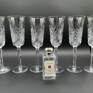 Waterford Crystal Leana Champagne Flutes - Set of 6, Crafted in Ireland ...
