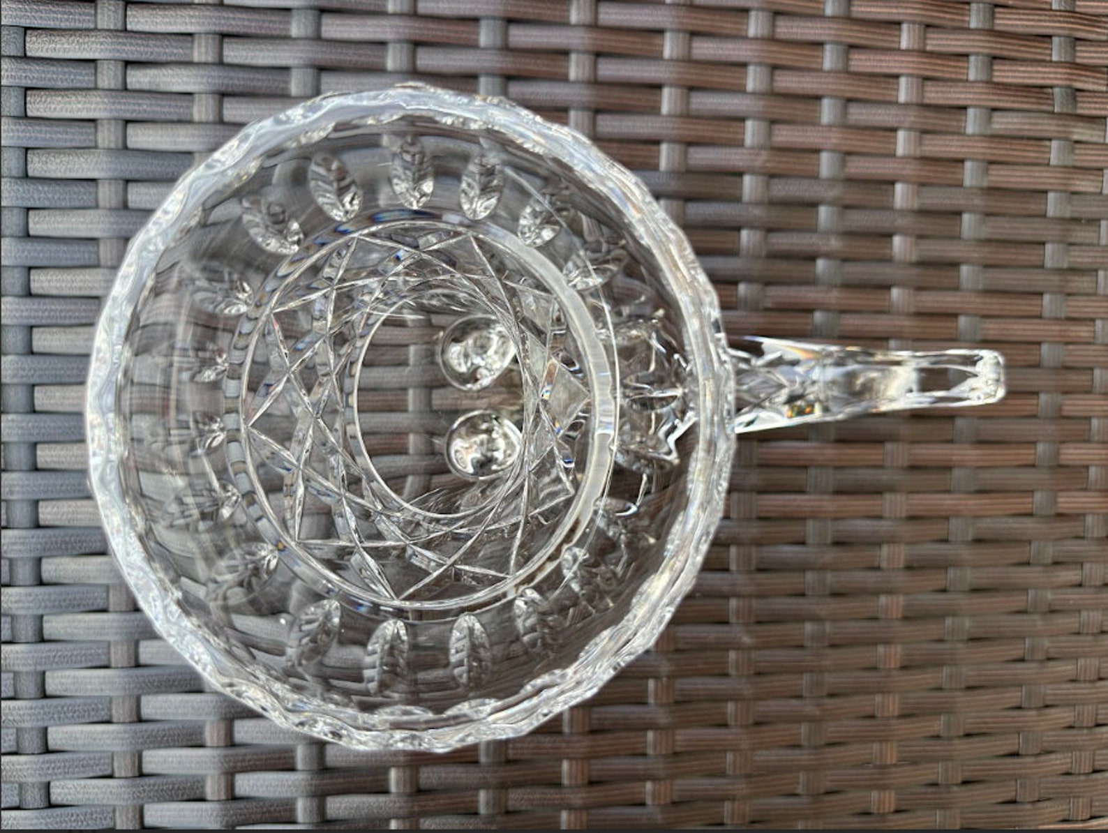 Vintage Cut Crystal Cornucopia Vase: Footed Horn Centerpiece - Etsy