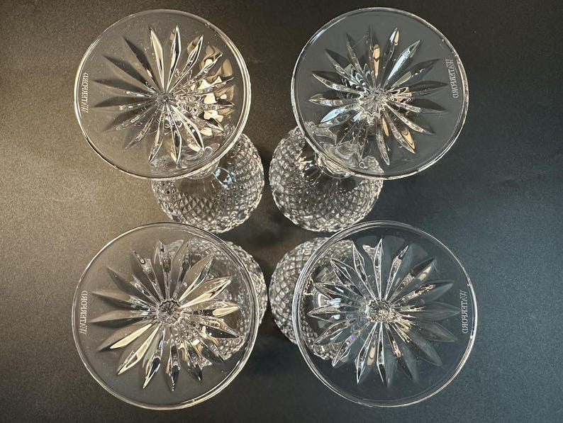 Waterford Crystal Sullivan Balloon Wine Glasses - Set of 4, New in Box ...