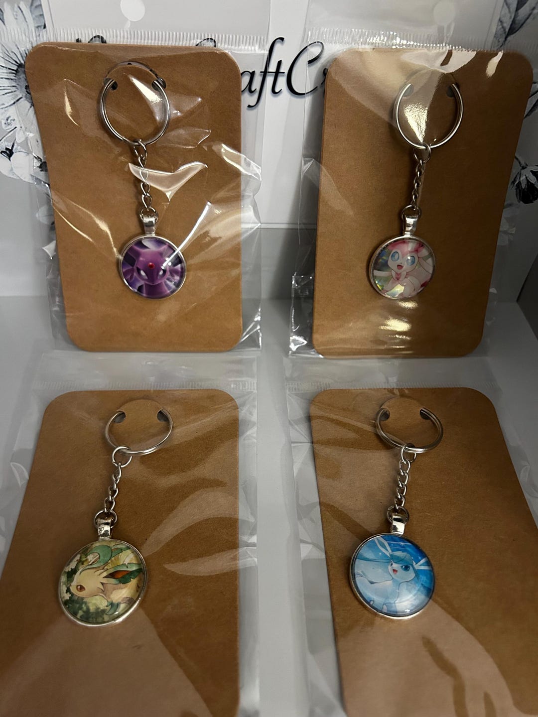 Cute Pocket Monster Keychains - Etsy