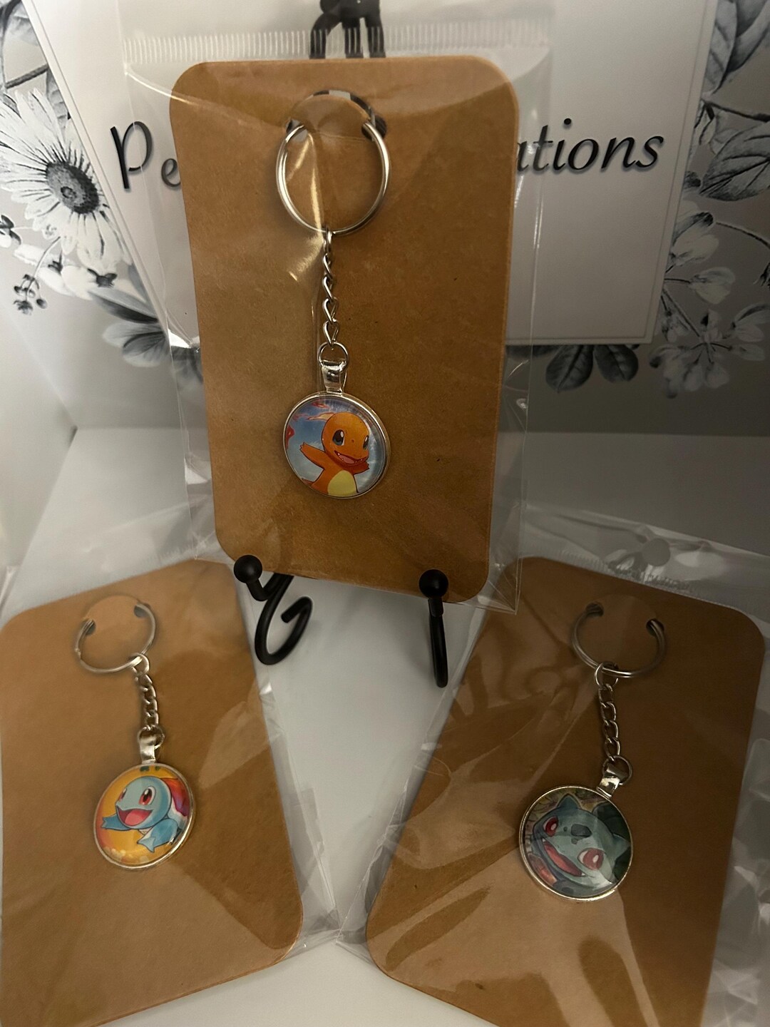 Pocket Monster Keychains - Etsy