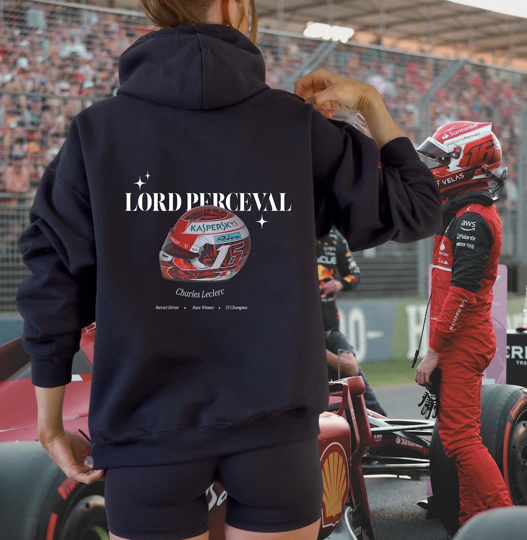 F1 Charles Leclerc Lord Perceval Graphic Hoodie - Etsy