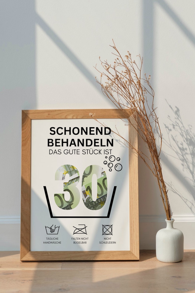 Money Gift for a 30th Birthday (1996) - Funny DIY Birthday Present ...