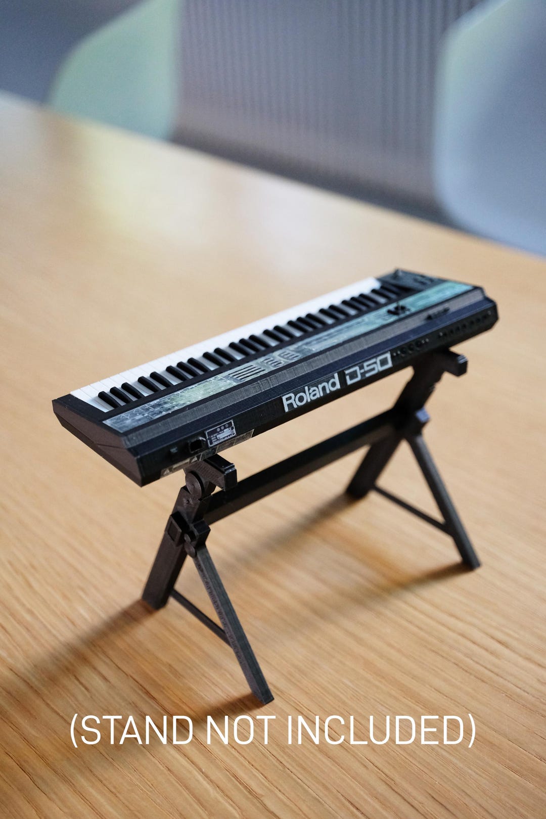 Miniature ROLAND D50 Synthesizer / Miniature Music Instrument / Action ...