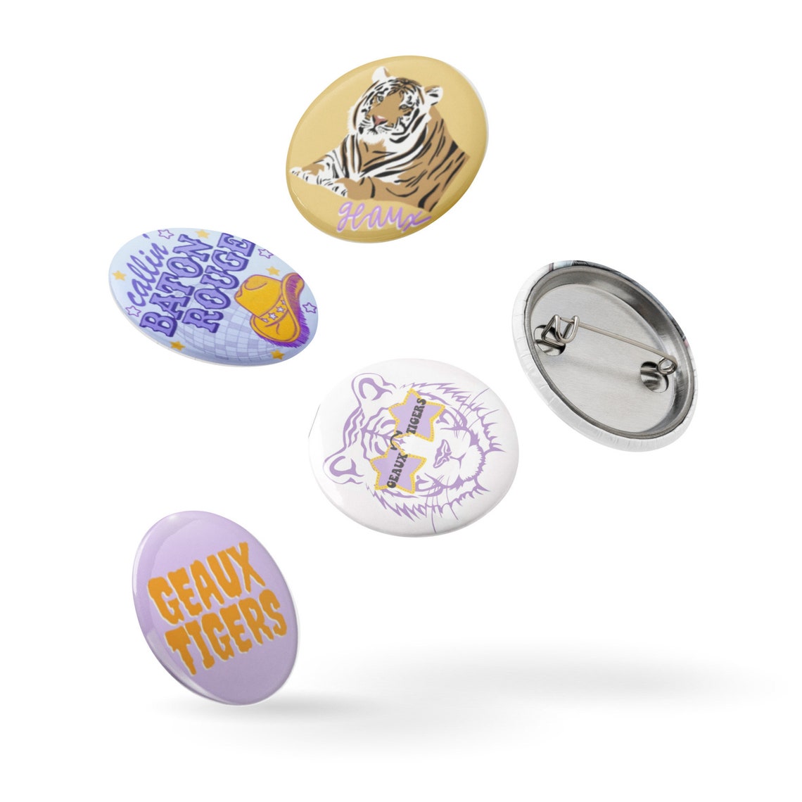LSU Gameday Pins, LSU Cute, Tailgate, Sorority, Frat, Pins for Gameday ...