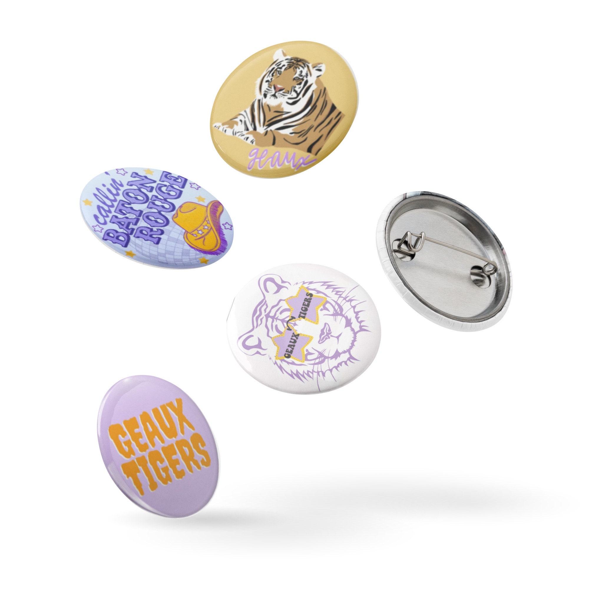 LSU Gameday Pins, LSU Cute, Tailgate, Sorority, Frat, Pins for Gameday ...