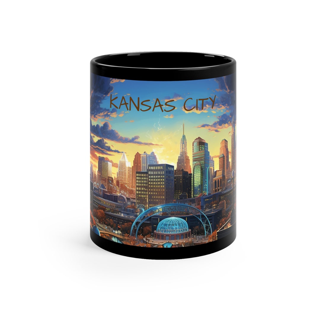 Kansas City Kansas Mug, Large Ceramic Mug, Kansas City 11oz Ceramic With Glossy Finish and C ...