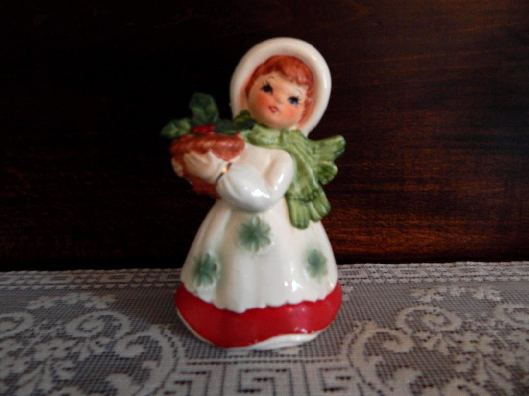 Vintage Lefton Christmas Girl - Etsy