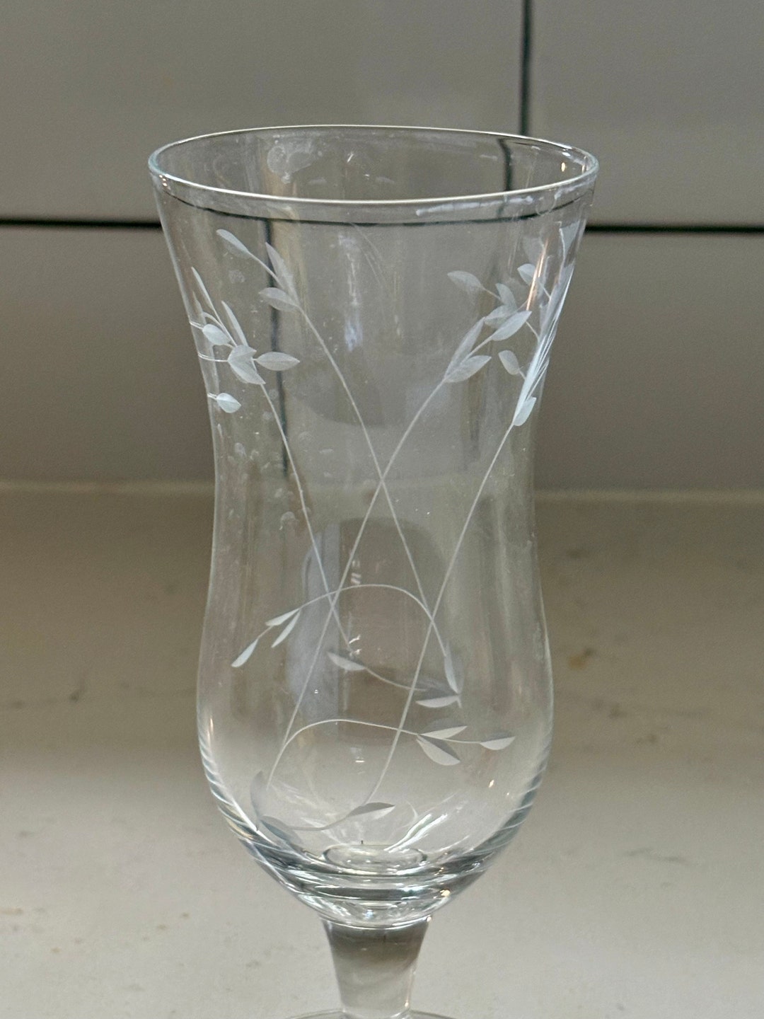 Vintage Crystal Princess House Glasses in Heritage Design Includes Wine ...