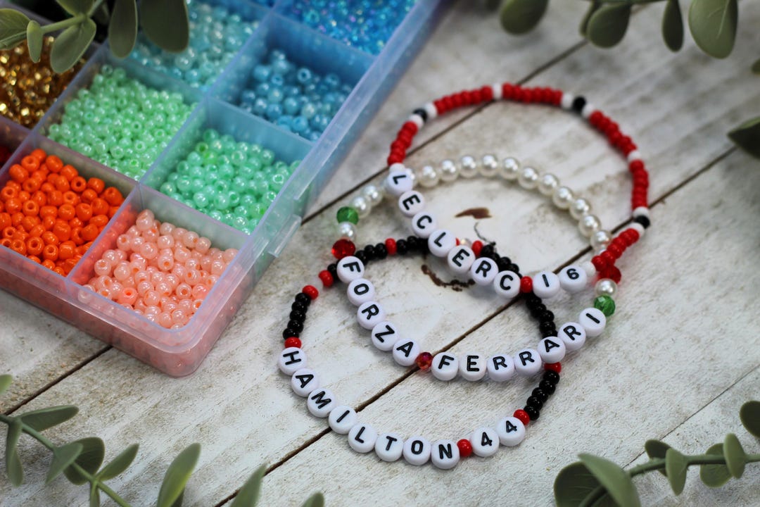 Ferrari F1 Team Bracelets | Formula 1 Friendship Bracelets - Etsy