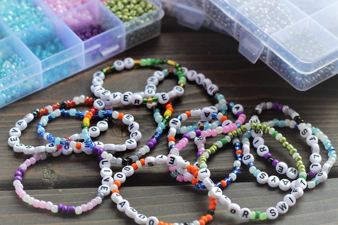 Personalized Friendship Bracelets Custom Beaded Bracelets - Etsy