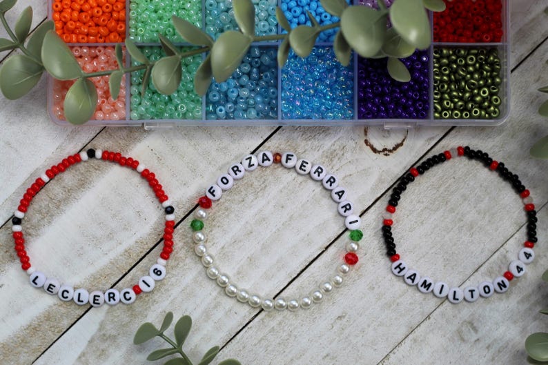 Ferrari F1 Team Bracelets | Formula 1 Friendship Bracelets - Etsy
