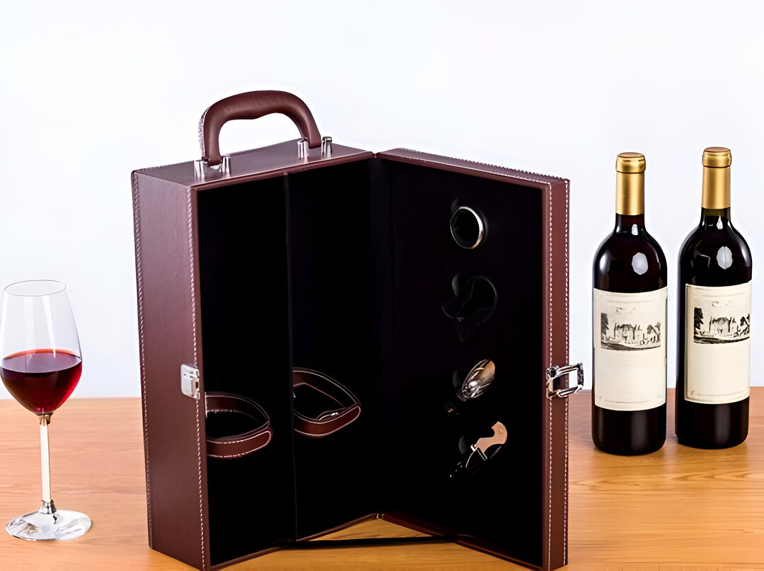 Wine Box, Wine Gift Box, Wine Bottle Holder, Bestfriend Gift, Wine ...