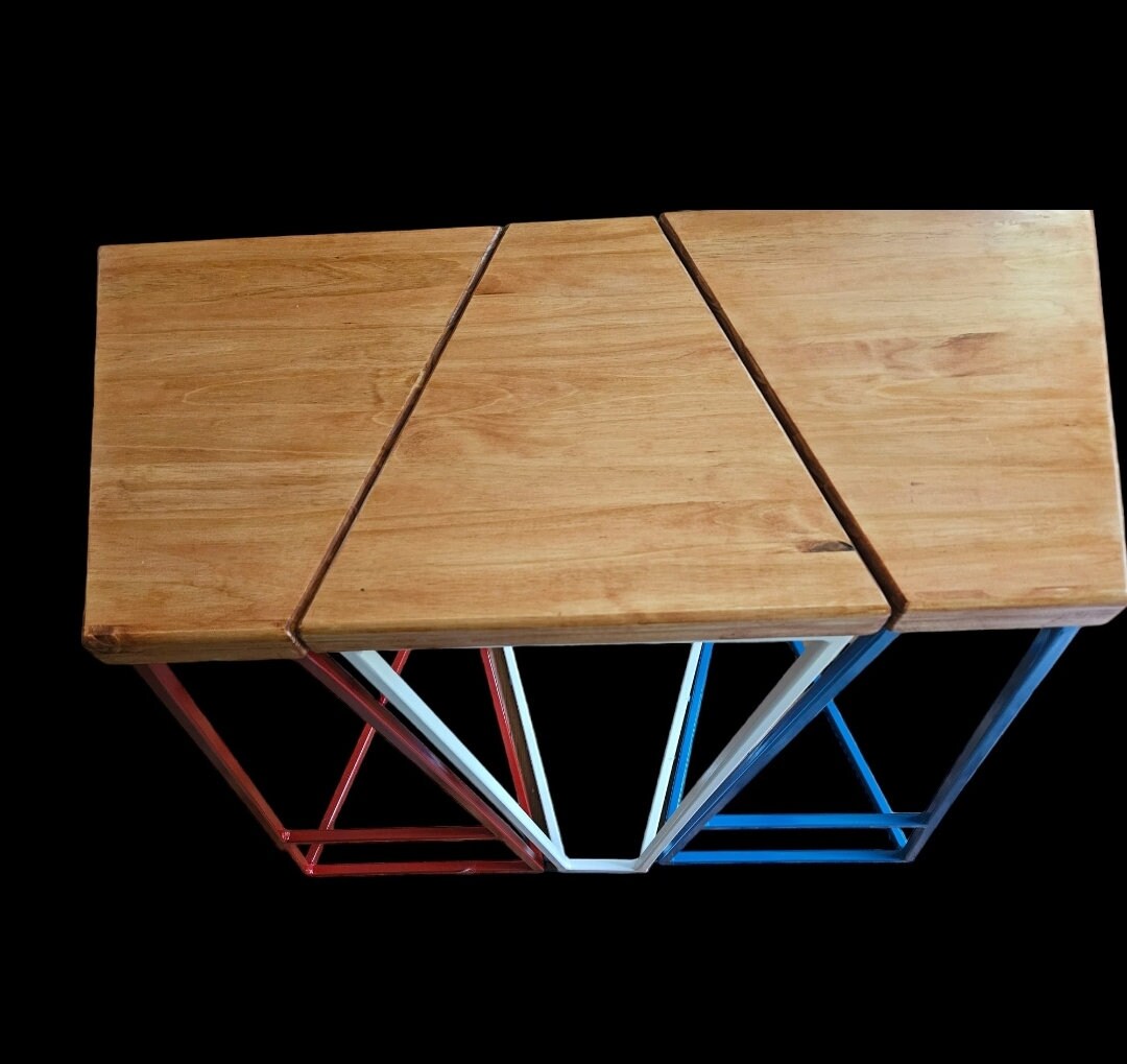 Convertible Bar Stools/table Set of 3 - Etsy