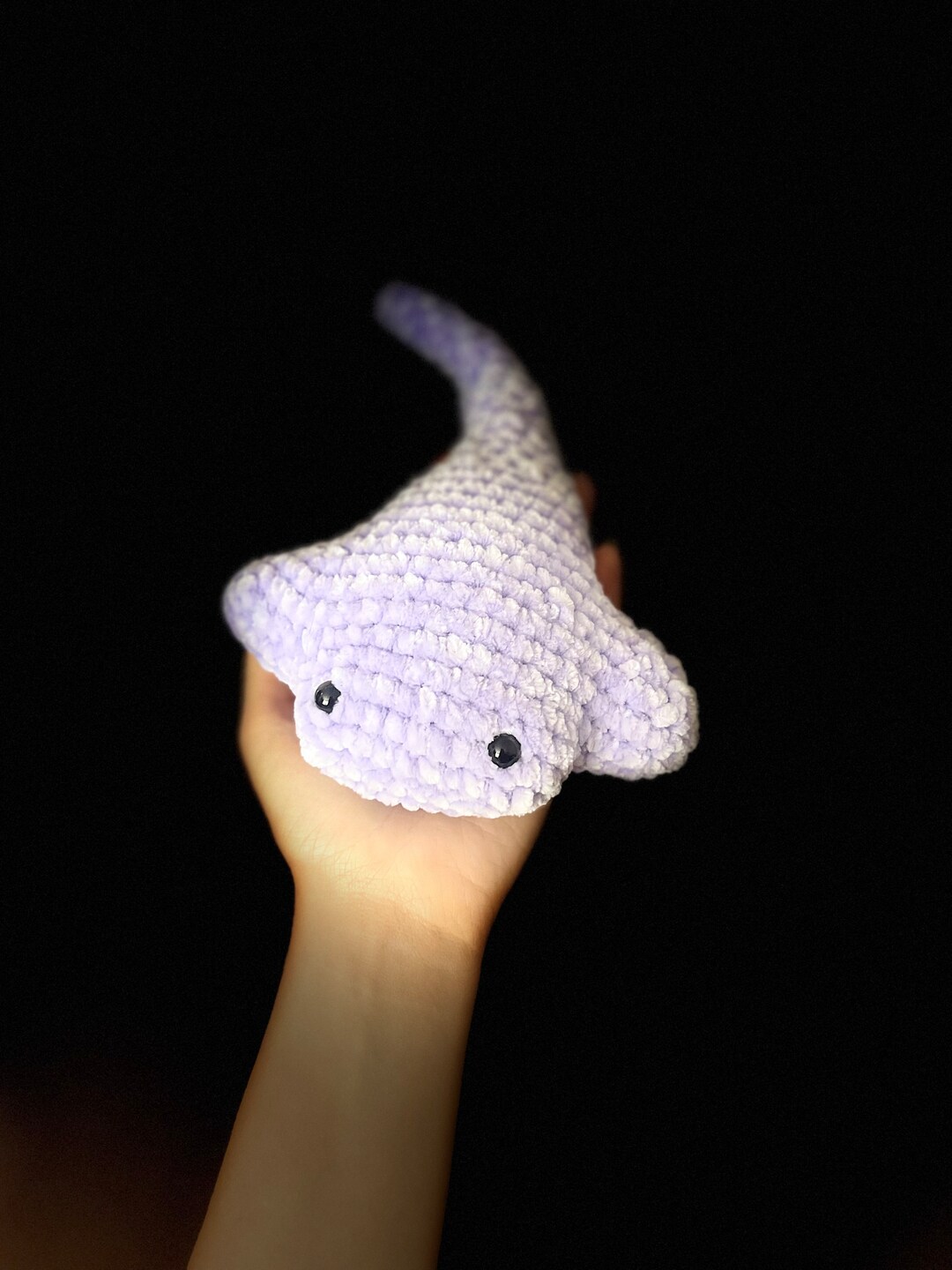 Crocheted Stingray Plushie Handmade Stuffed Stingray - Etsy