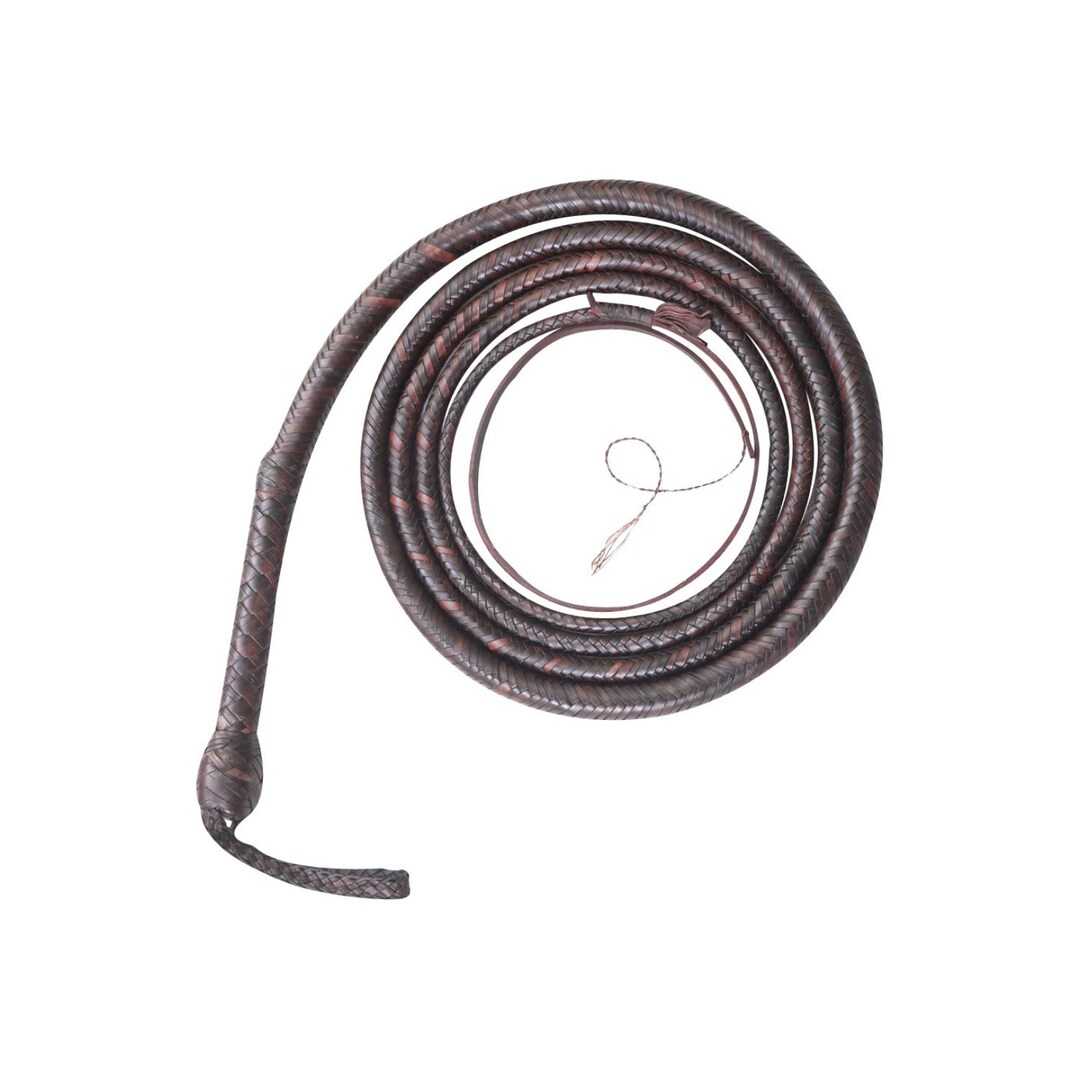 Bull Whips 04 to 16 Feet 16 Plaits Fully Handmade Kangaroo Hide Leather ...