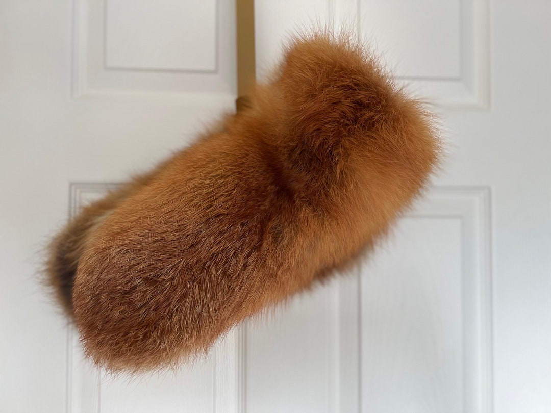 Fox Fur Mittens - Etsy