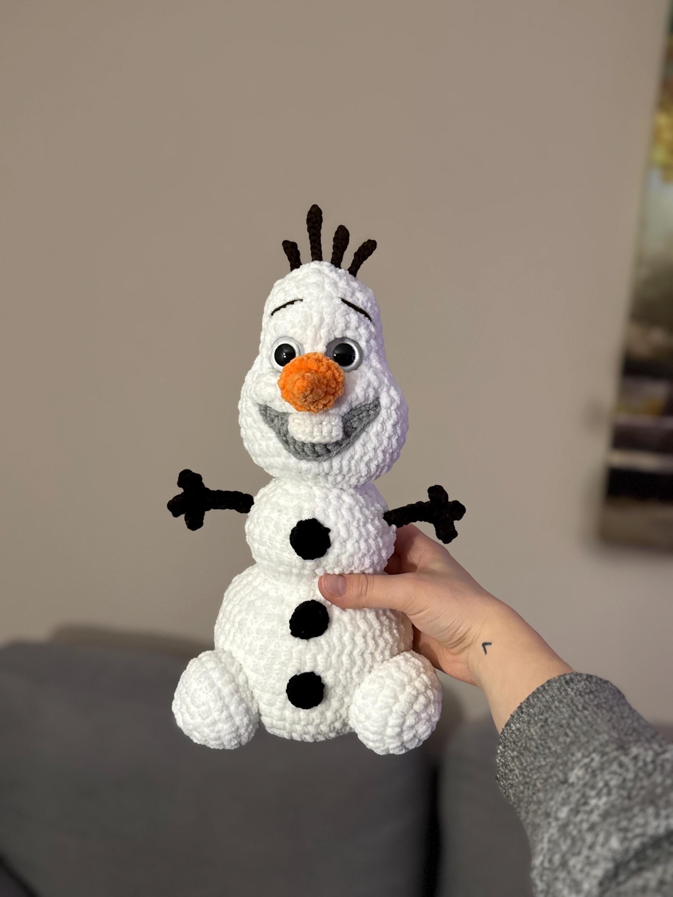Olaf Crochet Pattern — Amigurumi, Stuffed Animal, Toy Olaf From Frozen ...