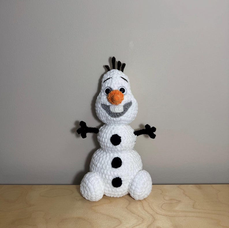 Olaf Crochet Pattern — Amigurumi, Stuffed Animal, Toy Olaf From Frozen ...