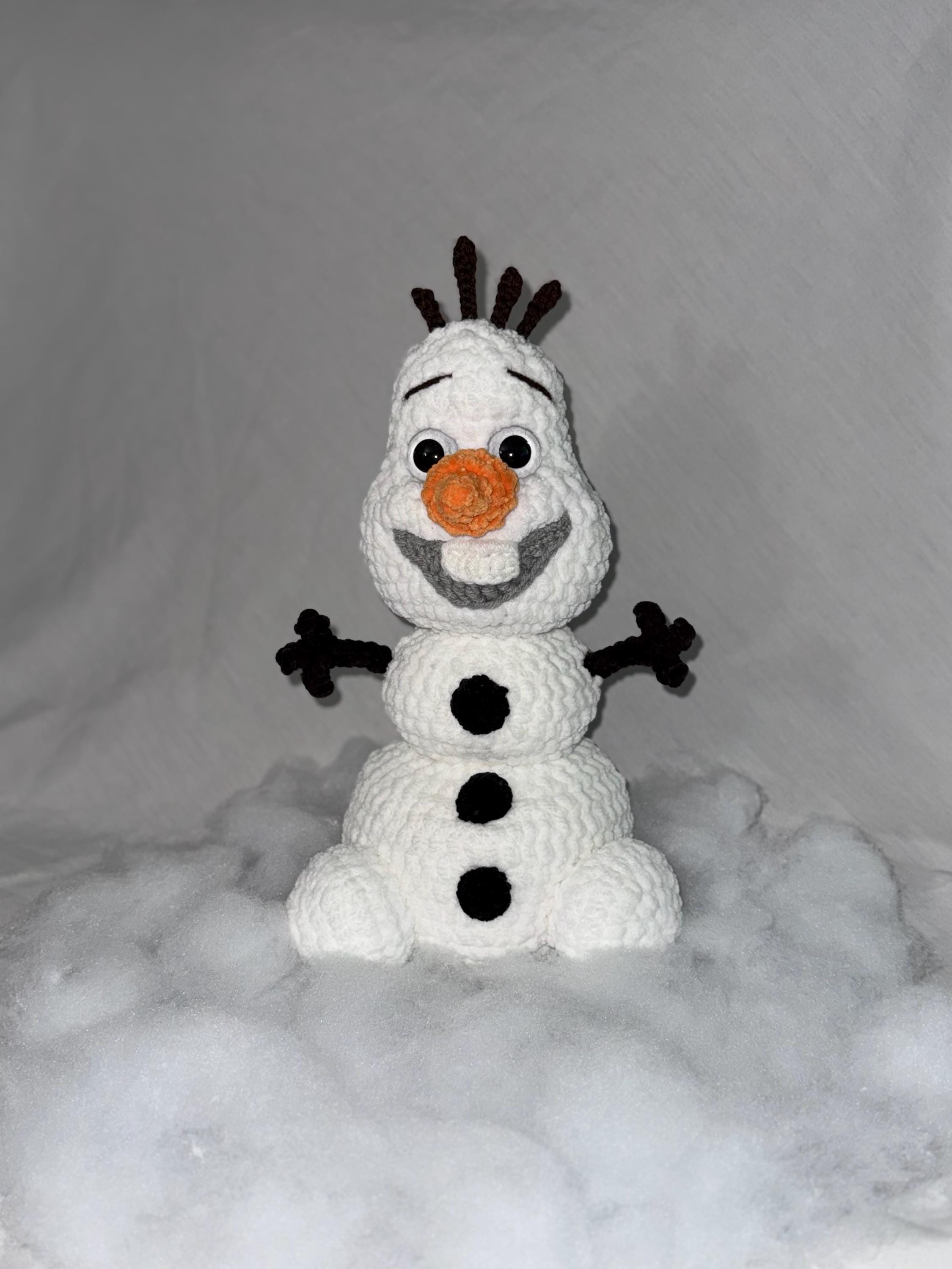 Olaf Crochet Pattern — Amigurumi, Stuffed Animal, Toy Olaf From Frozen ...