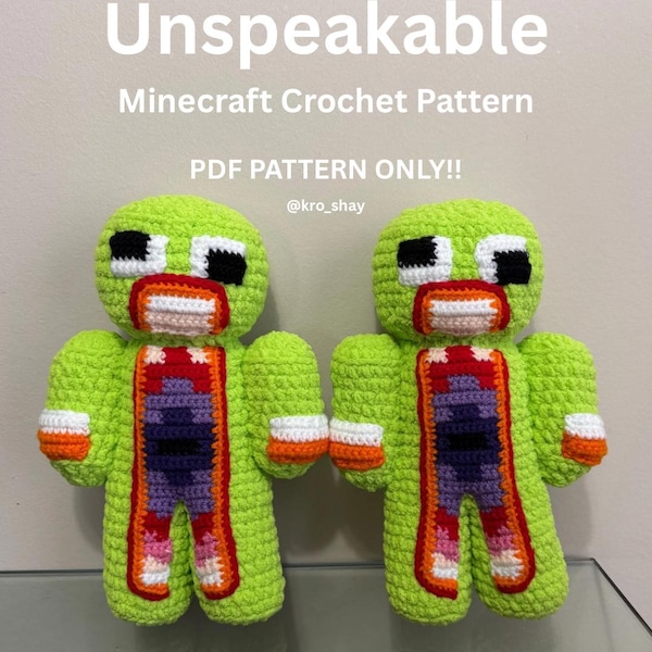 Unspeakable Plush - Etsy