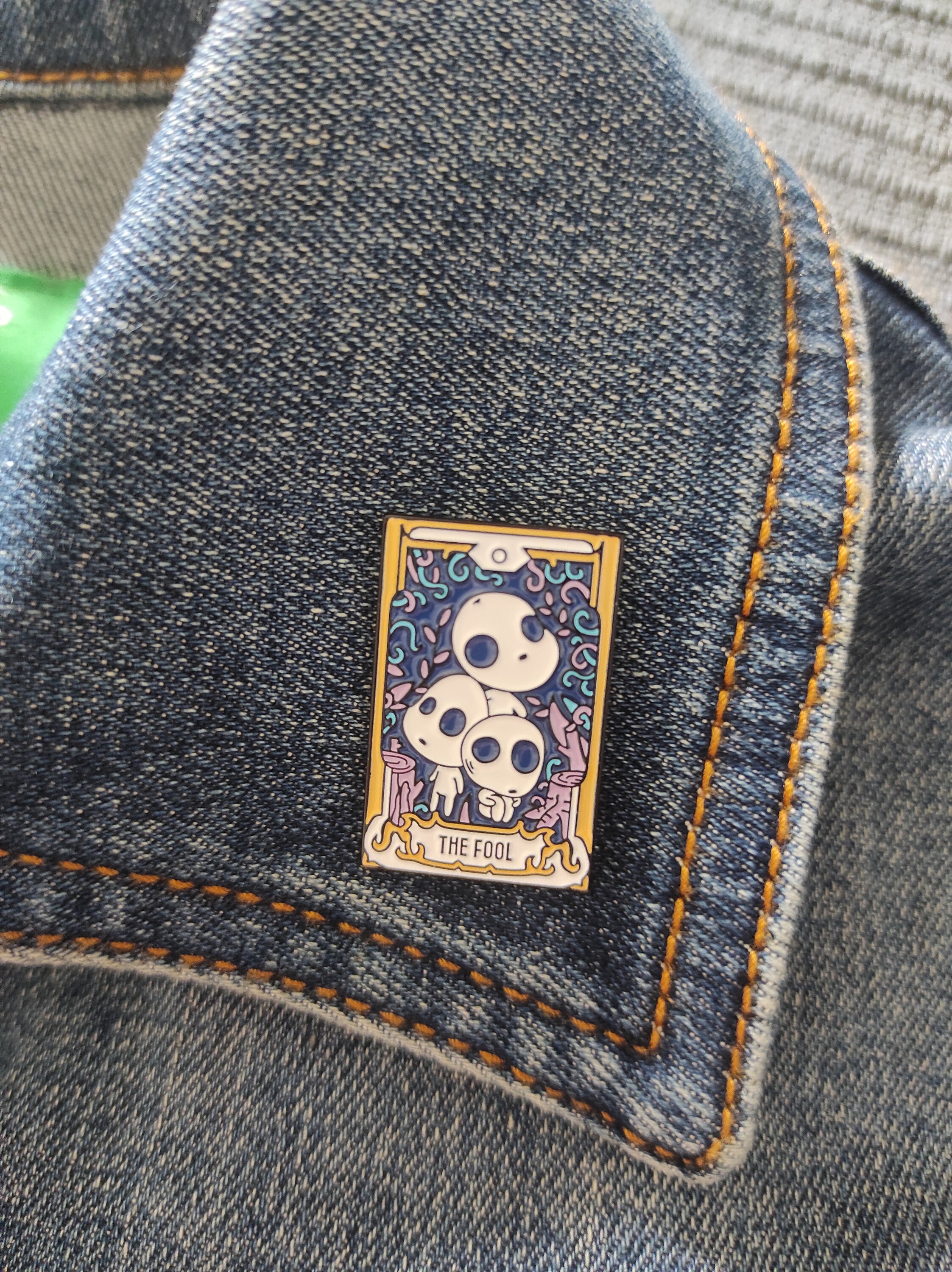 Tarot Pin Brooch Pin, Kawaii Cartoon Cute Tarot Card - Etsy