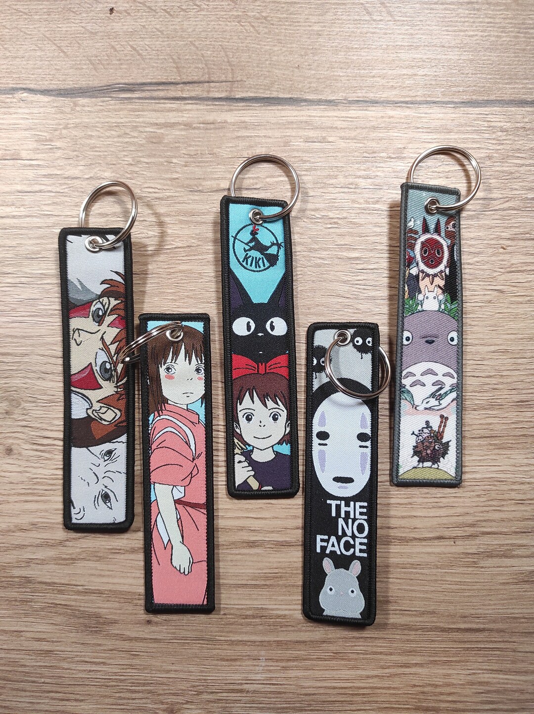 Totoro Key Ring Princess Mononoke Kiki Miyazaki Ghibli Keytags - Etsy