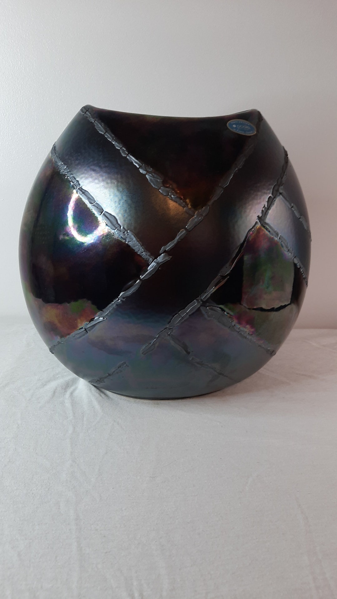 Poole Pottery Alchemy Purse Vase Large - Etsy