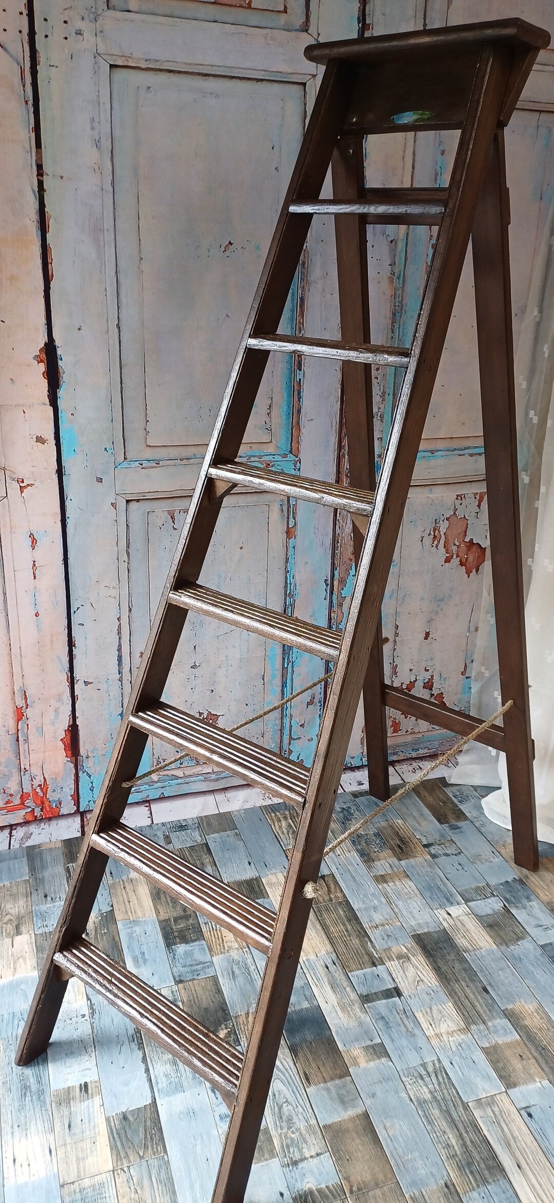 Gravity Randall 8 Step Wooden Step Ladder - Etsy