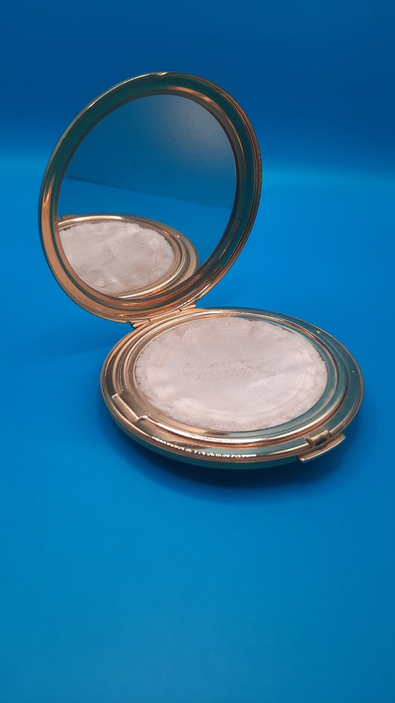 Stratton Gold Powder Compact - Gem