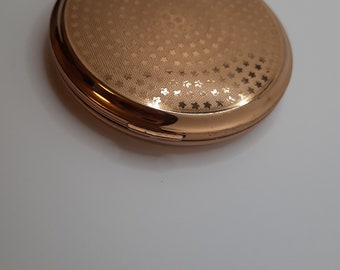 Vintage Stratton England Compact Face Powder Cupid Victorian Gold Metal ...