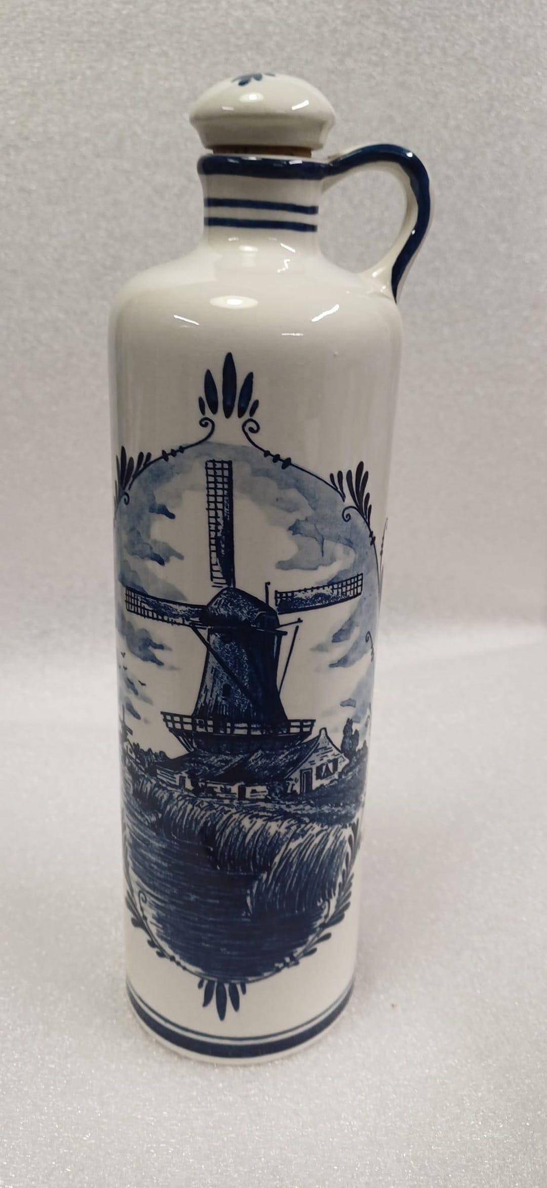 Delft Blue Vintage Bols Pottery Bottle - Etsy