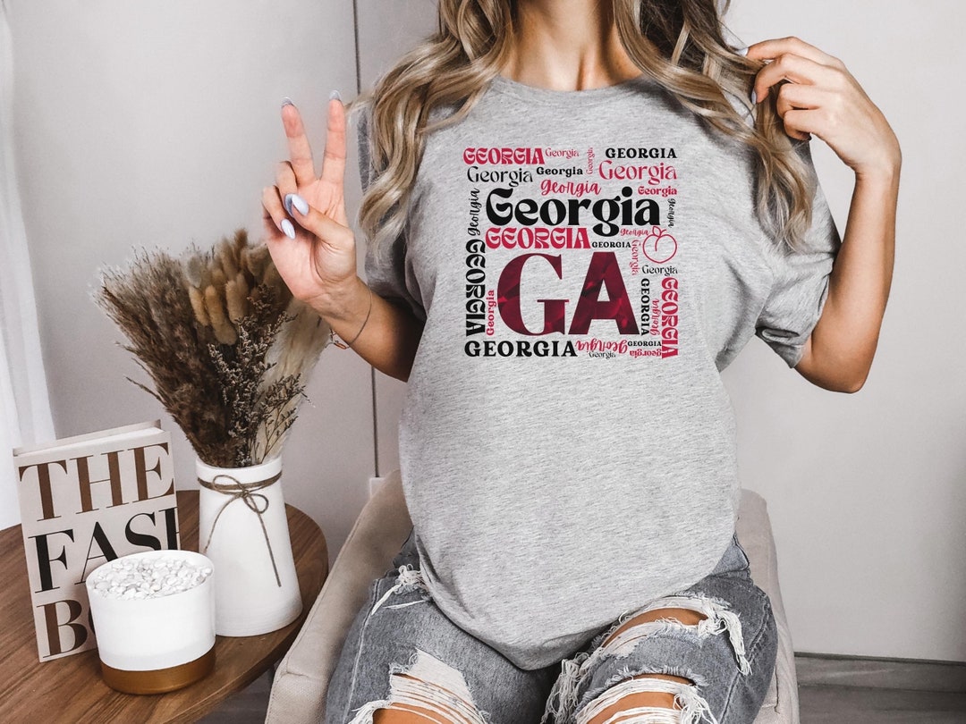 Georgia State Themed Shirt Coolege Football Gameday Tee Option - Etsy