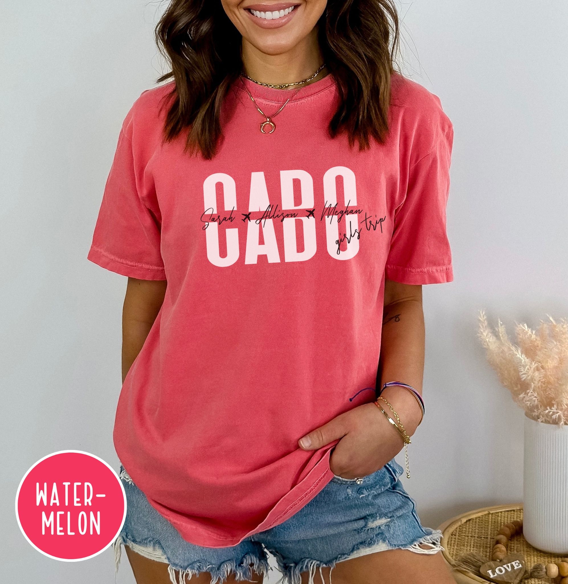 Custom Cabo Girls Trip Comfort Colors Shirt, Cabo San Lucas Shirt ...