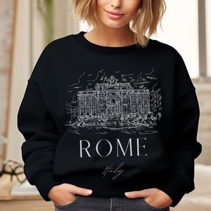 Rome Sweatshirt, Rome Italy Sweatshirt, Trendy Sweatshirt, Italy ...