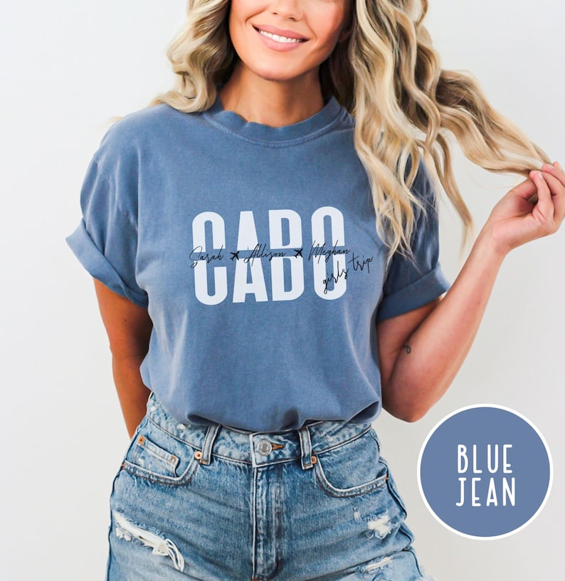 Custom Cabo Girls Trip Comfort Colors Shirt, Cabo San Lucas Shirt ...