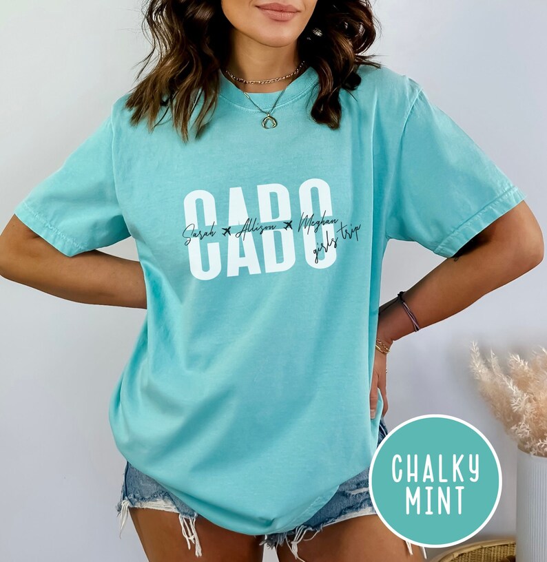 Custom Cabo Girls Trip Comfort Colors Shirt, Cabo San Lucas Shirt ...
