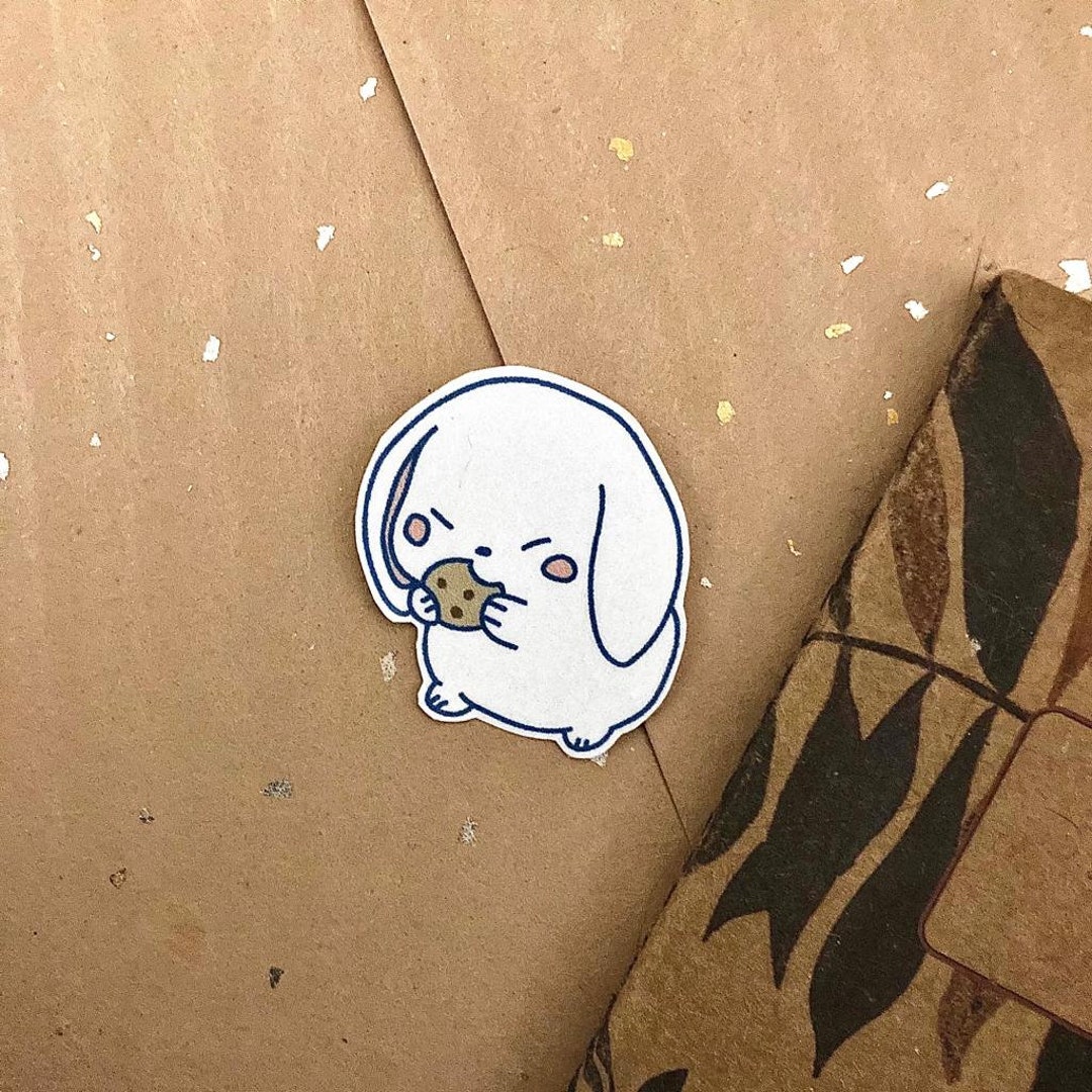 Kawaii Bunny Stickers Cute Flowers Bunnies Stickers - Etsy