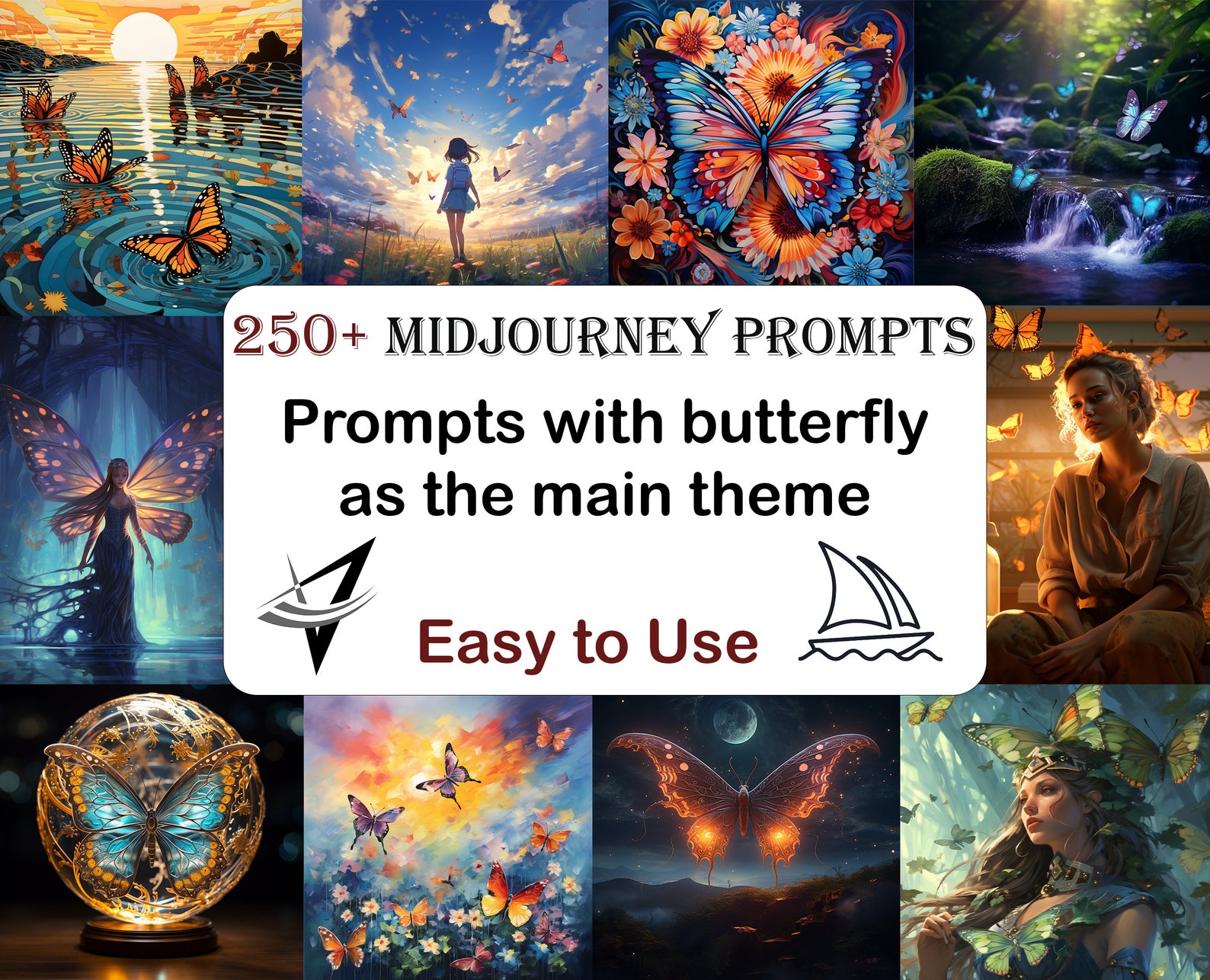 Butterfly's World Prompts - Etsy