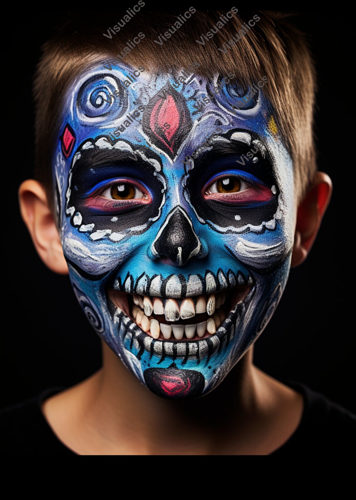 Face Painting Models-prompts for Halloween (for Children) - Etsy