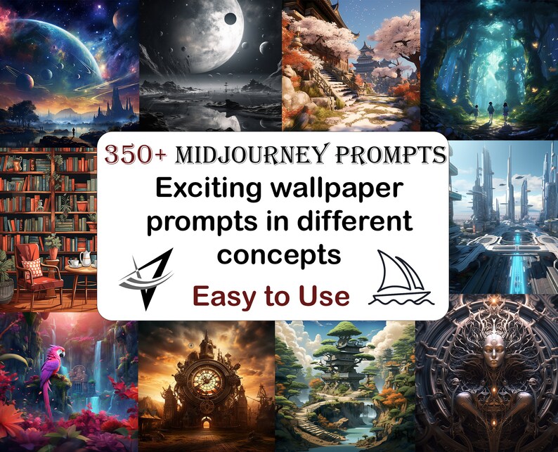 Exciting Wallpaper Prompts in Different Concepts - Etsy