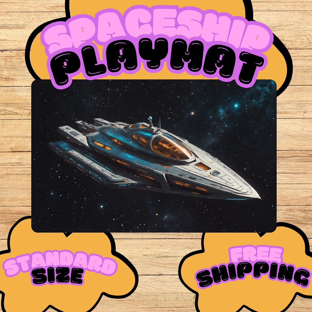 Custom Spaceship Playmat Limited Edition With Free Shipping - Etsy