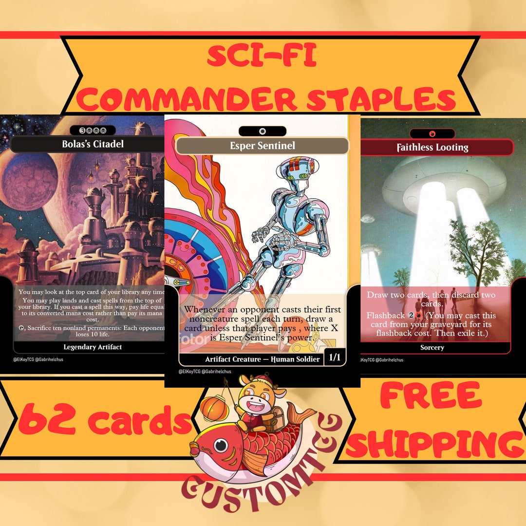 Science Fiction Commander Staples / Sci-fi Proxy Game Cards for ...
