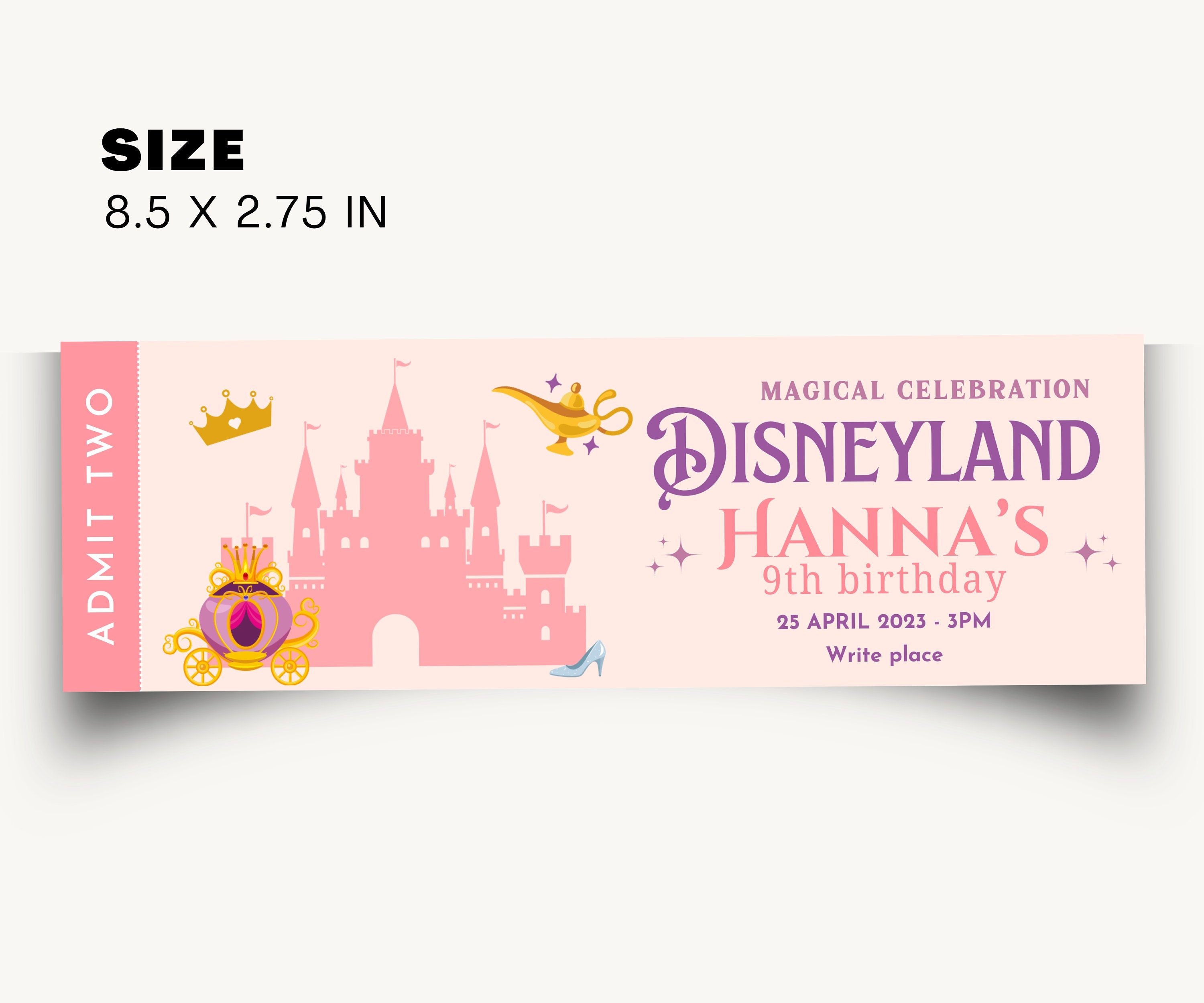 Editable Magic Birthday Invitation Template, Printable Birthday Party ...