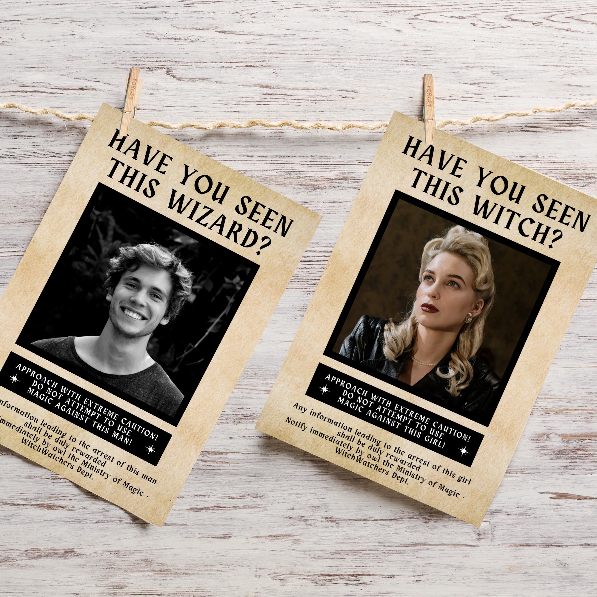 Wizard Wanted Personalized Poster Template, Printable Download ...