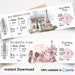 Editable Ticket Template Paris Surprise Boarding Pass Ticket, Trip ...