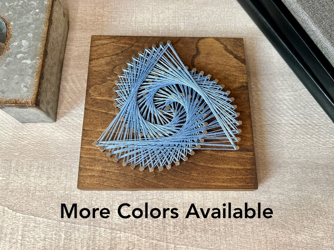 Spiral String Art Geometric Decor - Etsy